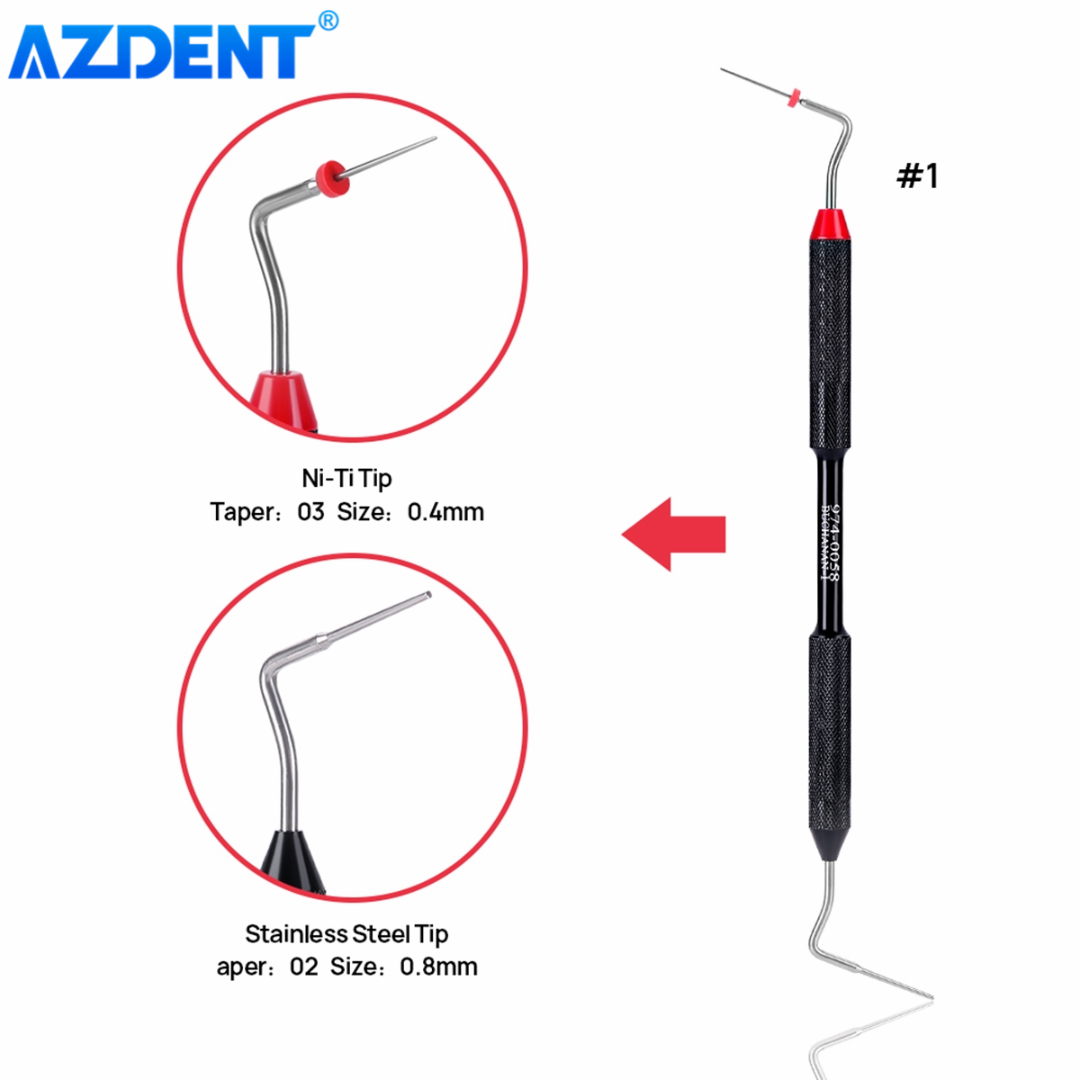 AZDENT Dental Endo Buchanan Hand Plugger Fill Inst... – Grandado