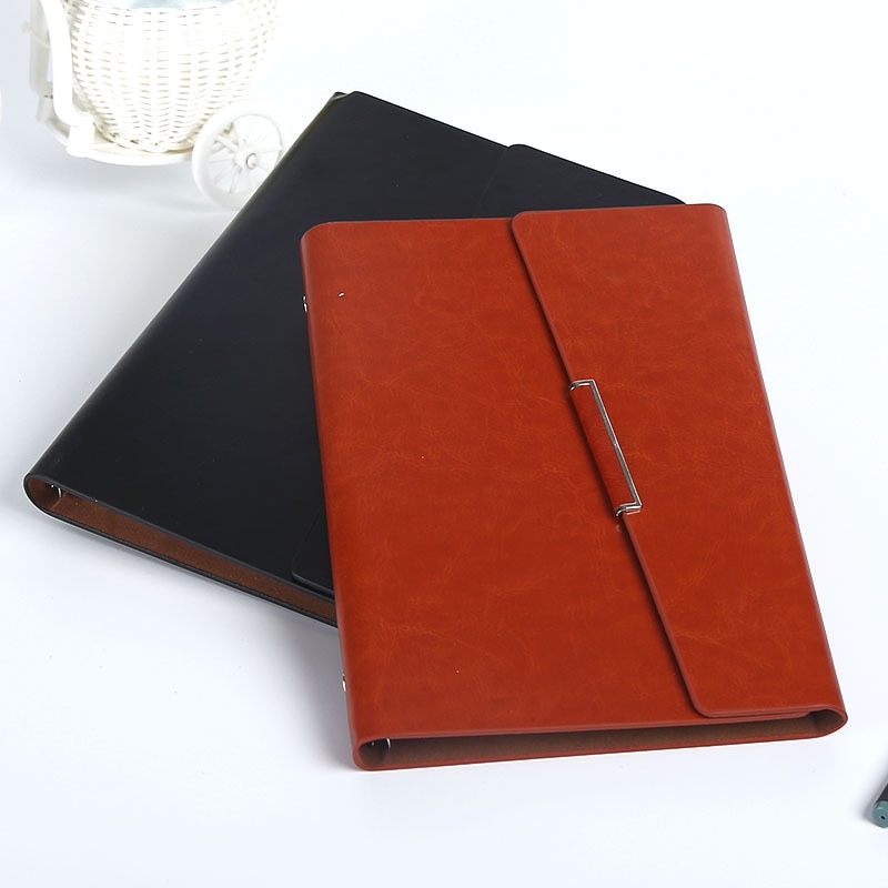 Agenda A5 Leather Notepad Loose-leaf Cover Busines... – Grandado