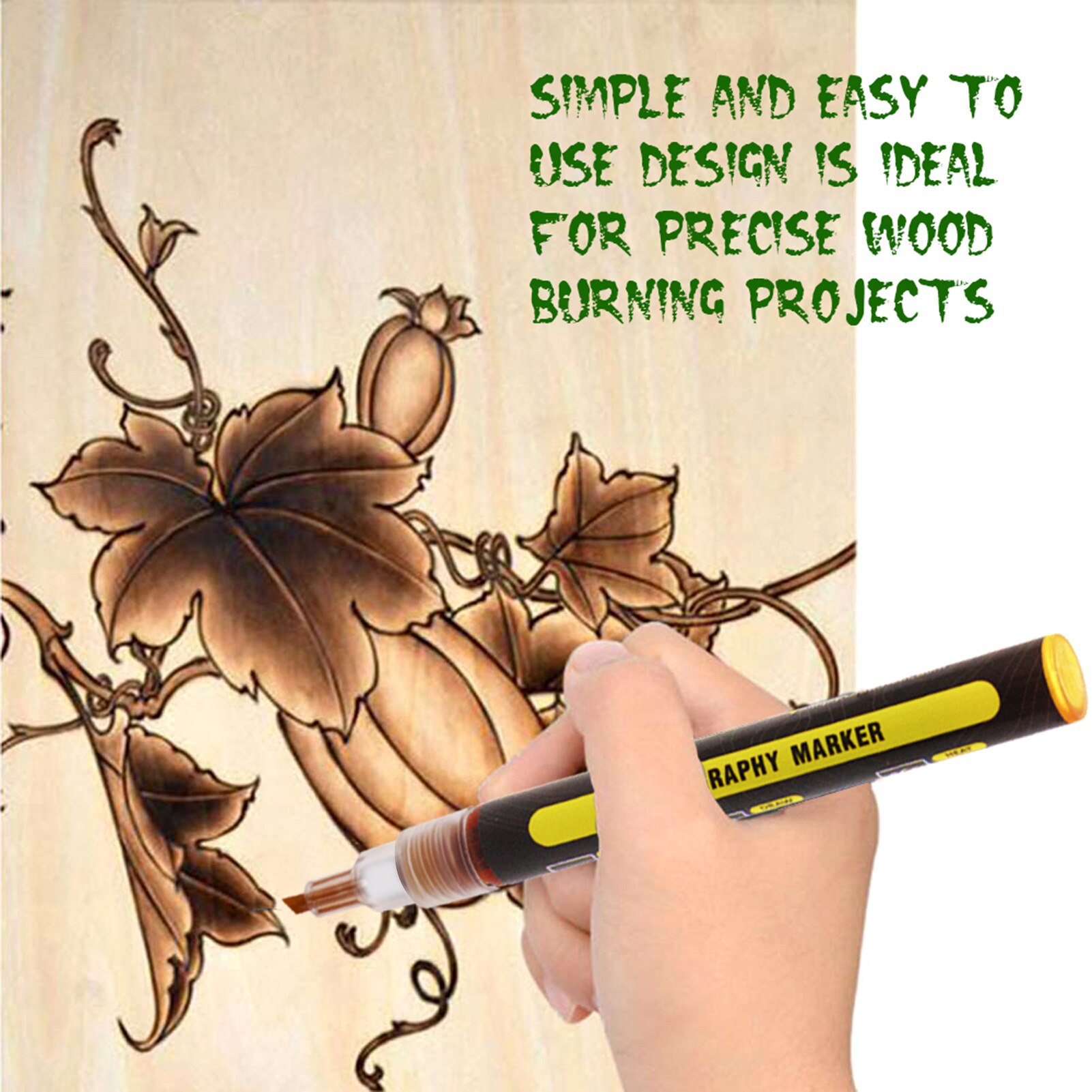 Pyrography Marker Chemical Wood Burning Scorch Mar... – Grandado