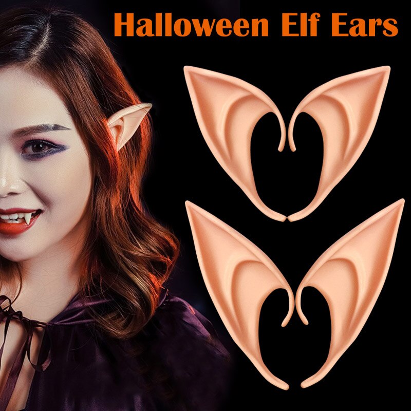 1 Pair Latex Elf Ears Cosplay Party Props Hallowee... – Vicedeal