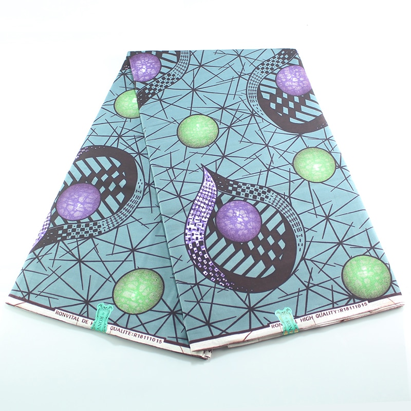 100% Cotton Ankara Fabric African Real Wax Print F... – Grandado