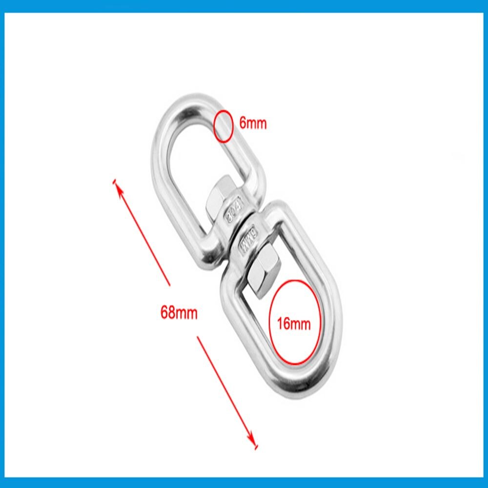 2PCS 6mm Climbing Rotation Quick Hook Buckle Rock ... – Grandado
