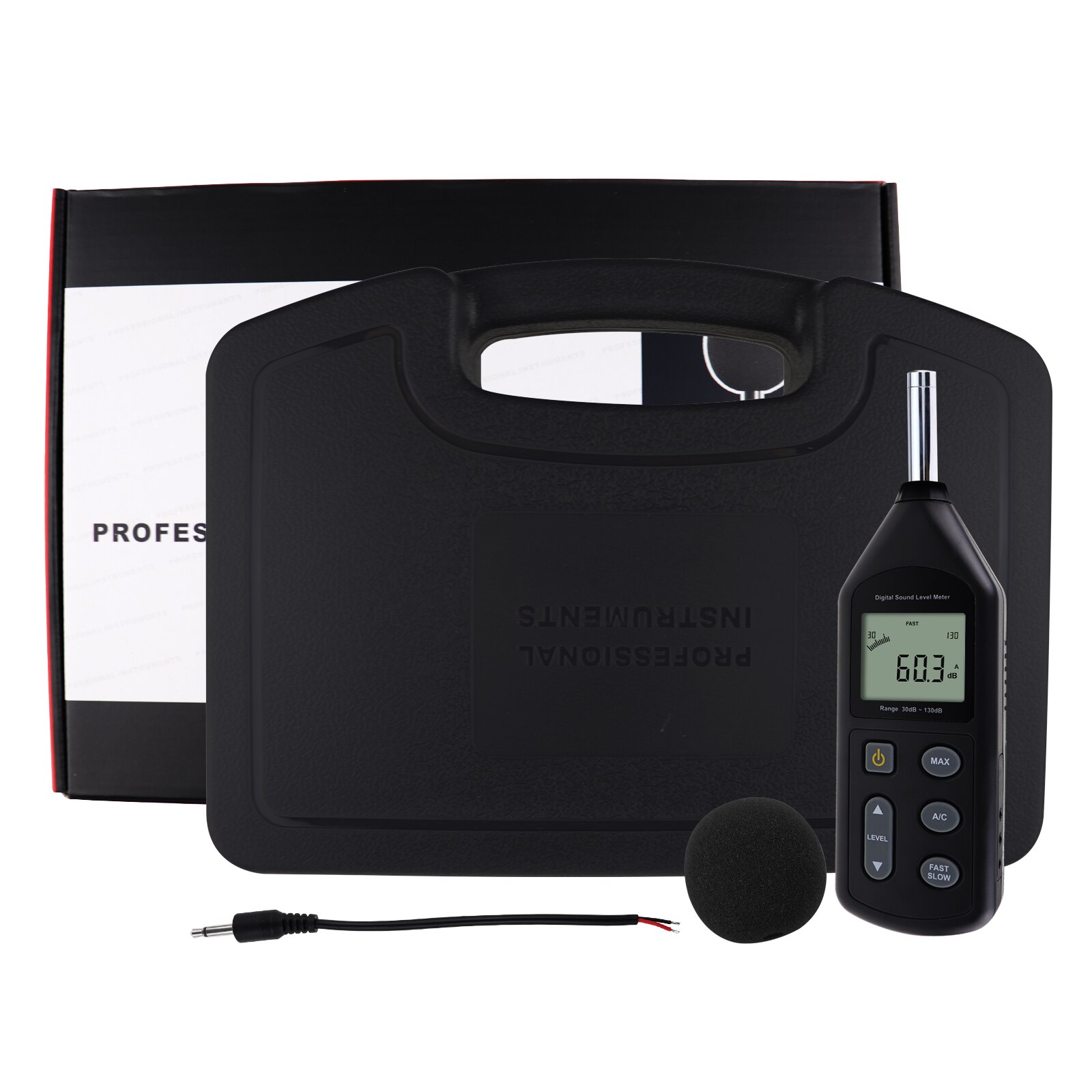 Sound Level Meter Noise Decibel Sensor 30~130dBA A... – Grandado