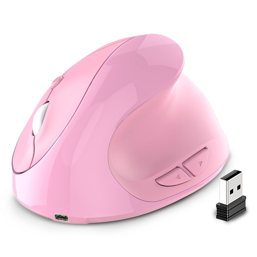 JOMAA Rechargeable Vertical Mouse Wireless USB 2.4... – Grandado