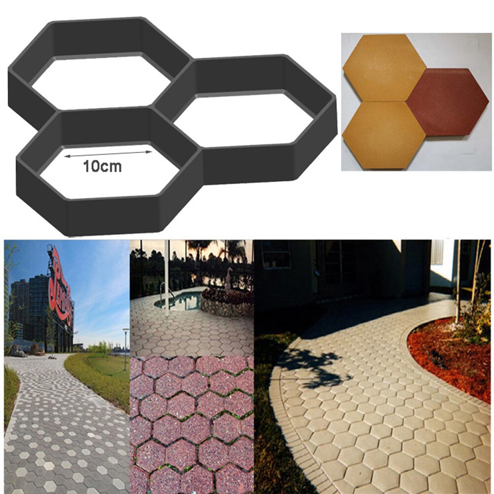 Garden Walk Pavement Mold DIY Manual Paving Tool C... – Vicedeal
