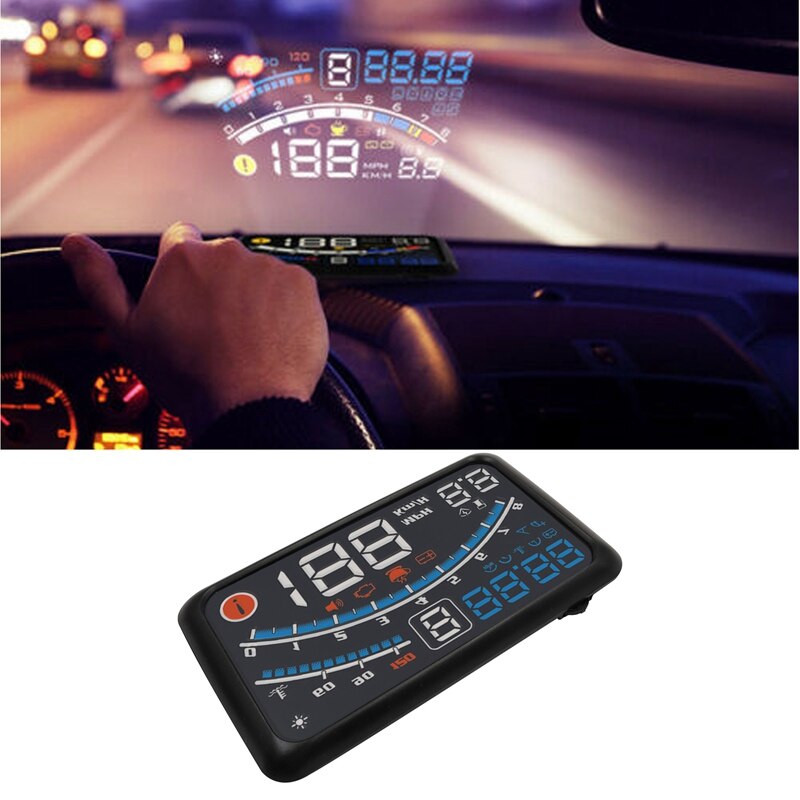 5.5 "Auto Hud Head-Up Display OBD2 Dashboard Snelh... – Vicedeal