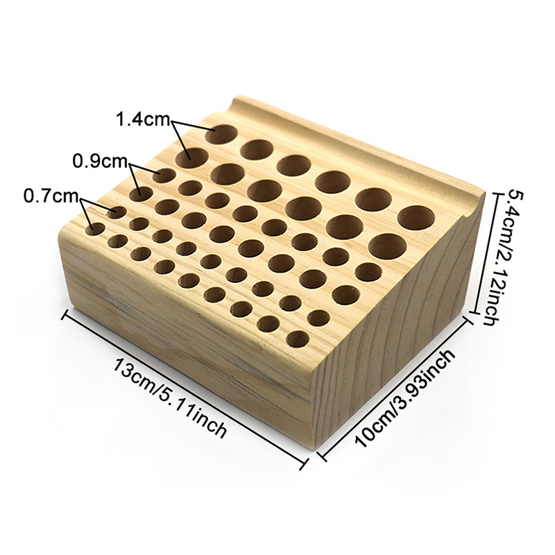 Support artisanal en bois de pin, 46/98 trous, bri... – Grandado