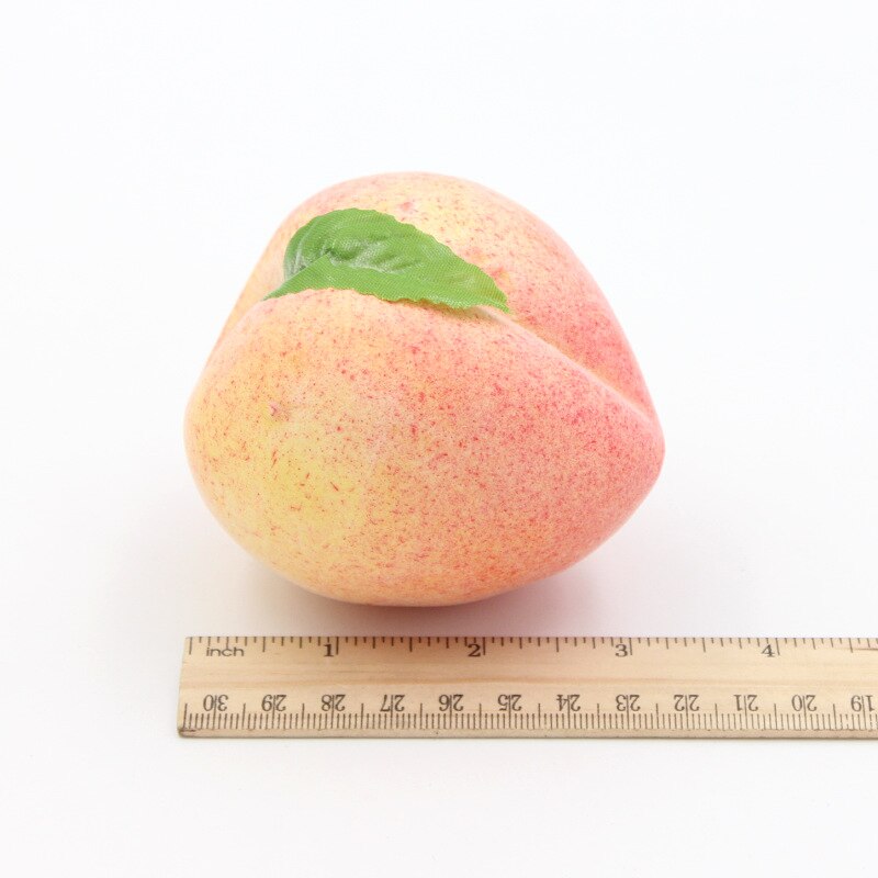 2PCS 8CM Artificial Guicy Peach fruit Kindergarten... – Grandado