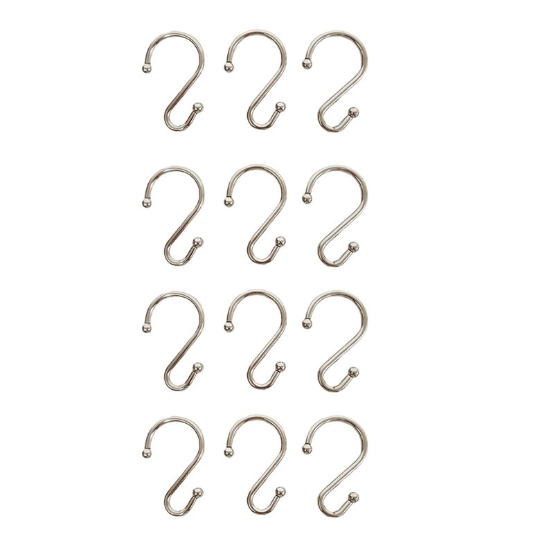 Metalen S Haak Cilindrische Haak Douchegordijn Haa... – Vicedeal