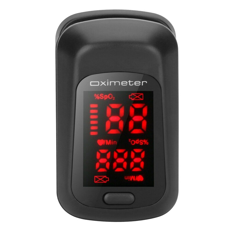 Finger Pulse Oximeter Pulse Oximeter Fingertip wit... – Vicedeal