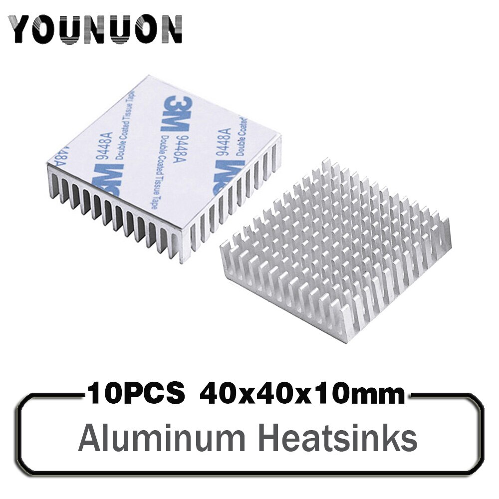 10pcs 40x40x11mm 4cm 40mm Aluminum Heatsink Heat S... – Vicedeal