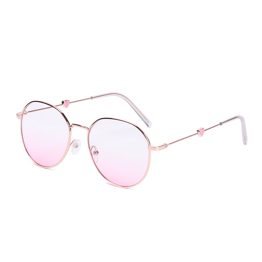 Blush Pink Love Heart Glasses Classic Oversized Ey... – Vicedeal