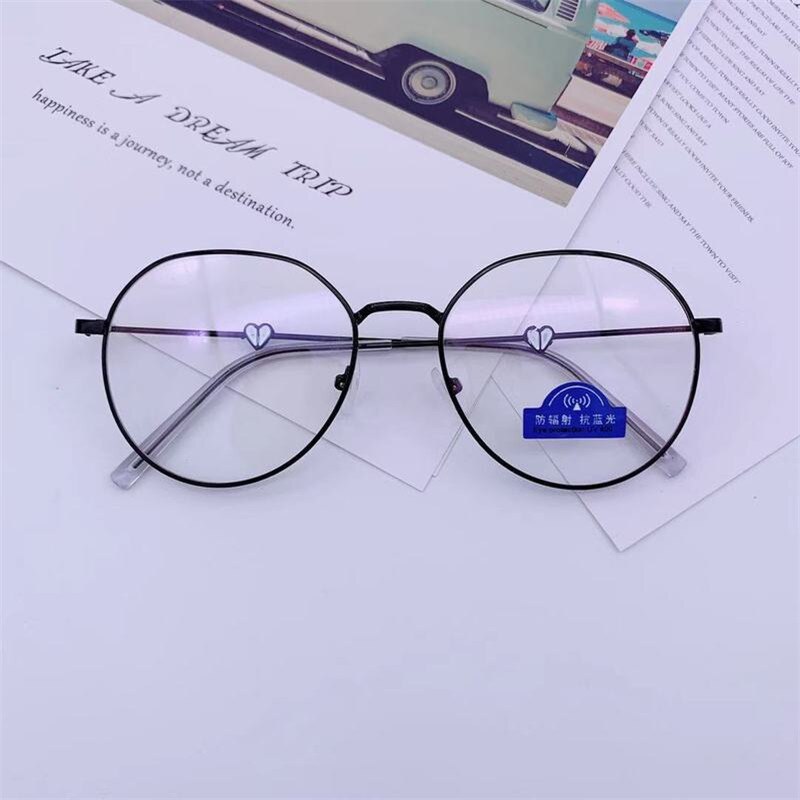 Round Decorative Glasses Cute Girlish Style Eyewea... – Grandado
