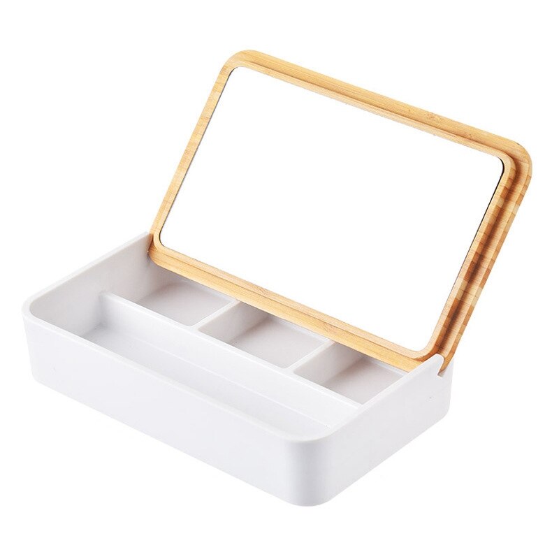 Jewelry Storage Box with Mirror Multi-Grid Dressin... – Grandado