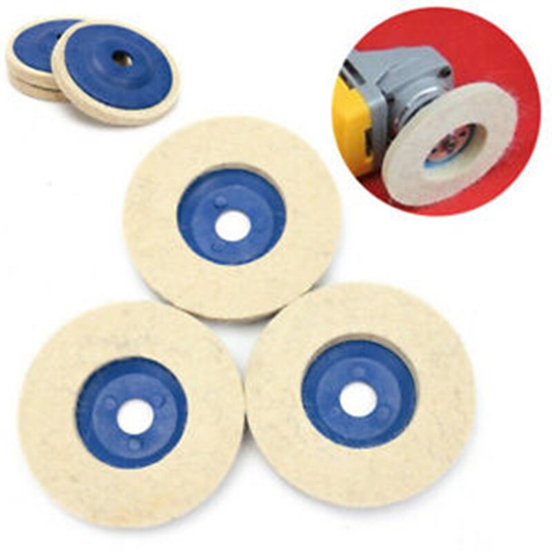 100mm 4 Wool Felt Buffing Wheel Polishing Disc Pad... – Grandado