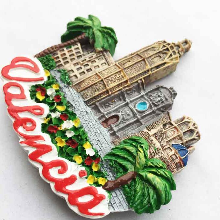 Valencia Cathedral 3D Fridge Magnet Travel Souveni... – Grandado