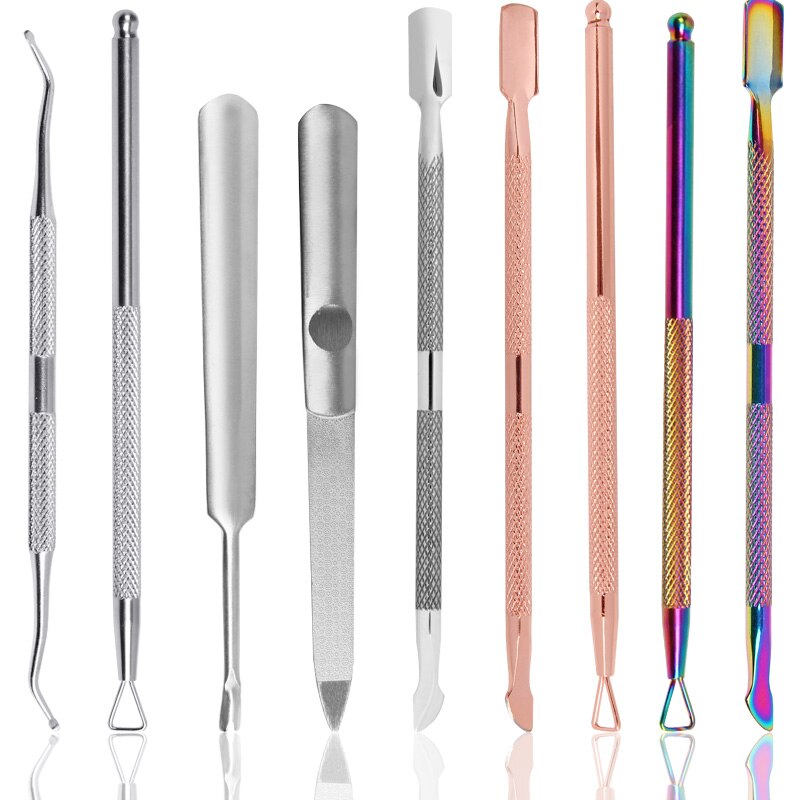 CYSHMILY 4Type Set Nail Pusher Stainless Steel Cut... – Vicedeal