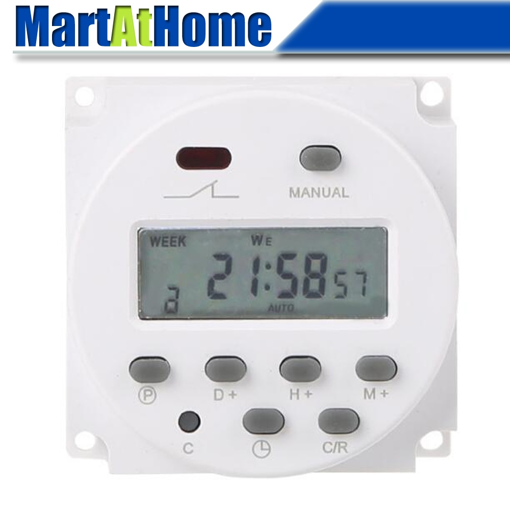 Lcd digital timer ugentlig programmerbar timer str... – Grandado