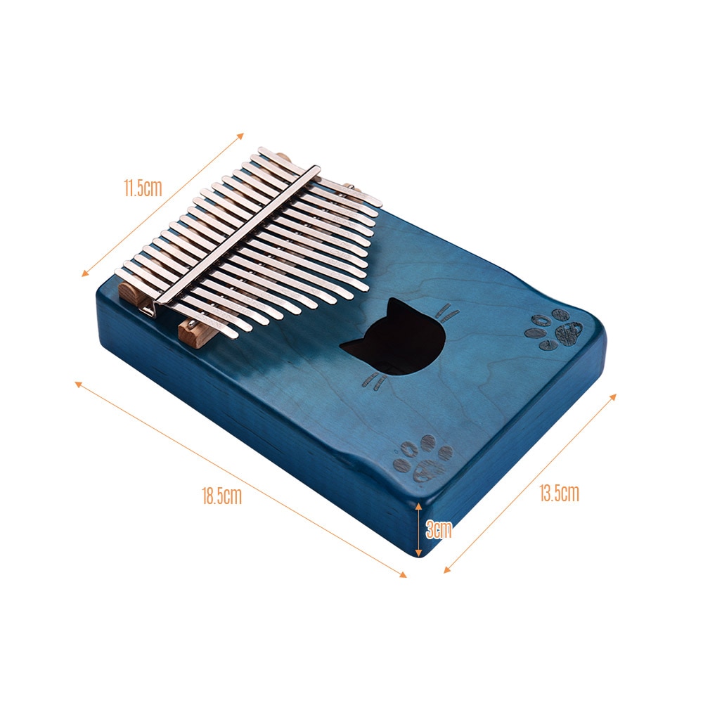 Portable 17-key Kalimba Thumb Piano Mbira Maple Wo... – Grandado