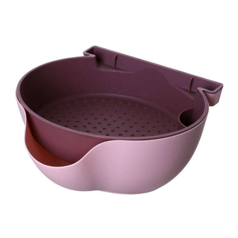 lazy snack bowl double-layer snack kitchen storage... – Vicedeal