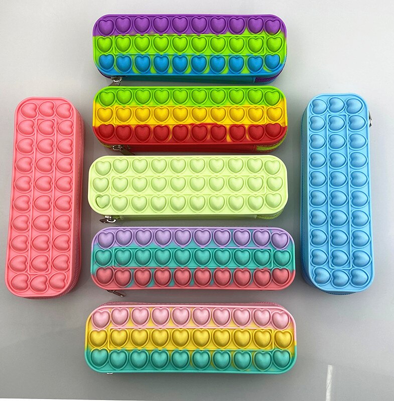 Pencil Case Bags Fidget Toys Children Sensory Push... – Grandado