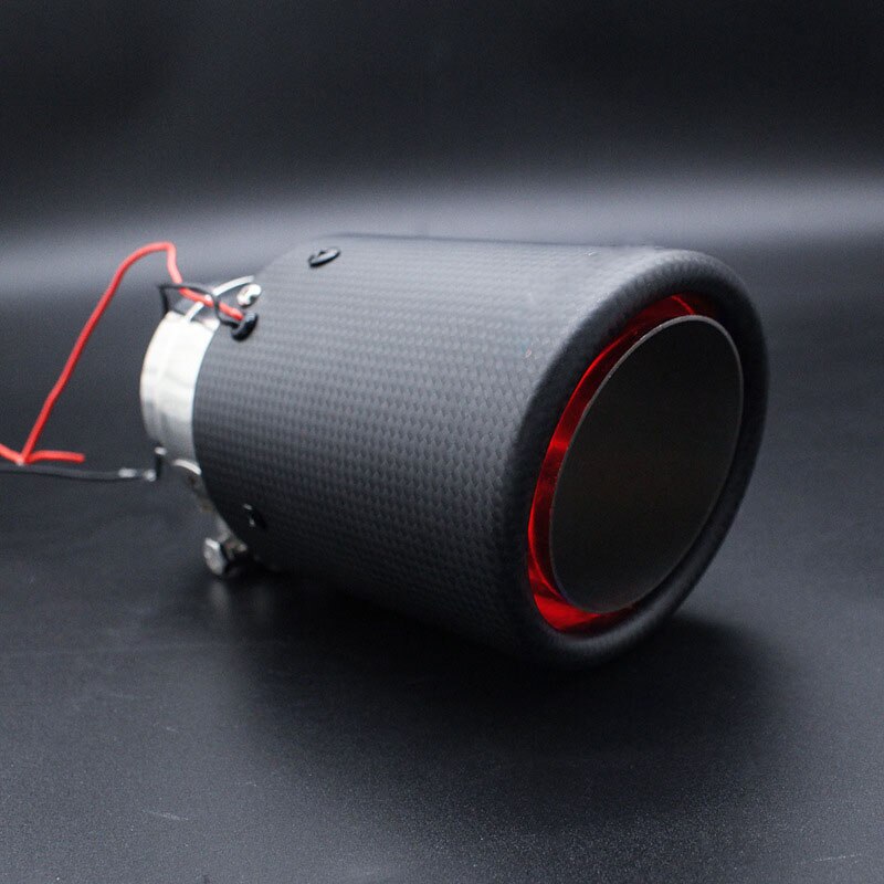 Universal- 35-61mm Einlass Kohlenstoff suchen Auto Auspuff Rohr Tipp w ...