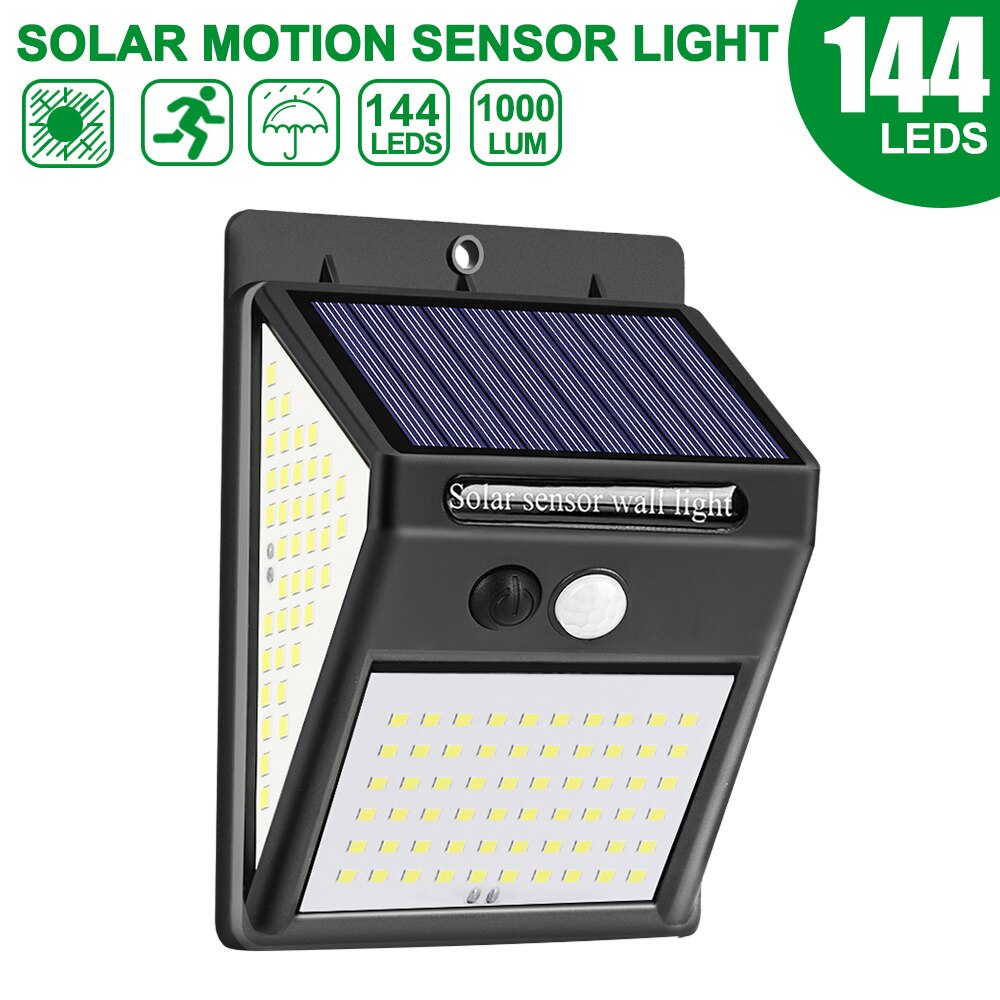 1/2/4 Stuks 140 Led Outdoor Solar Light Pir Motion... – Grandado
