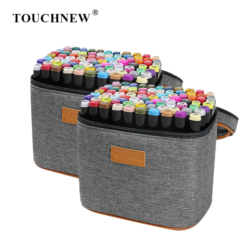 Touchnew Zachte Borstel Pen Marker Set Schets Dubb... – Grandado
