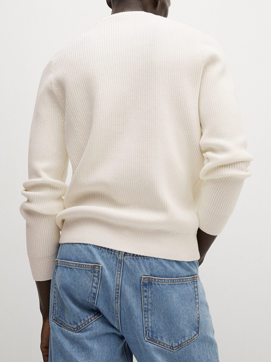 Men's Fisherman Irish Rib Crew Neck Sweater (Perfe... – Grandado