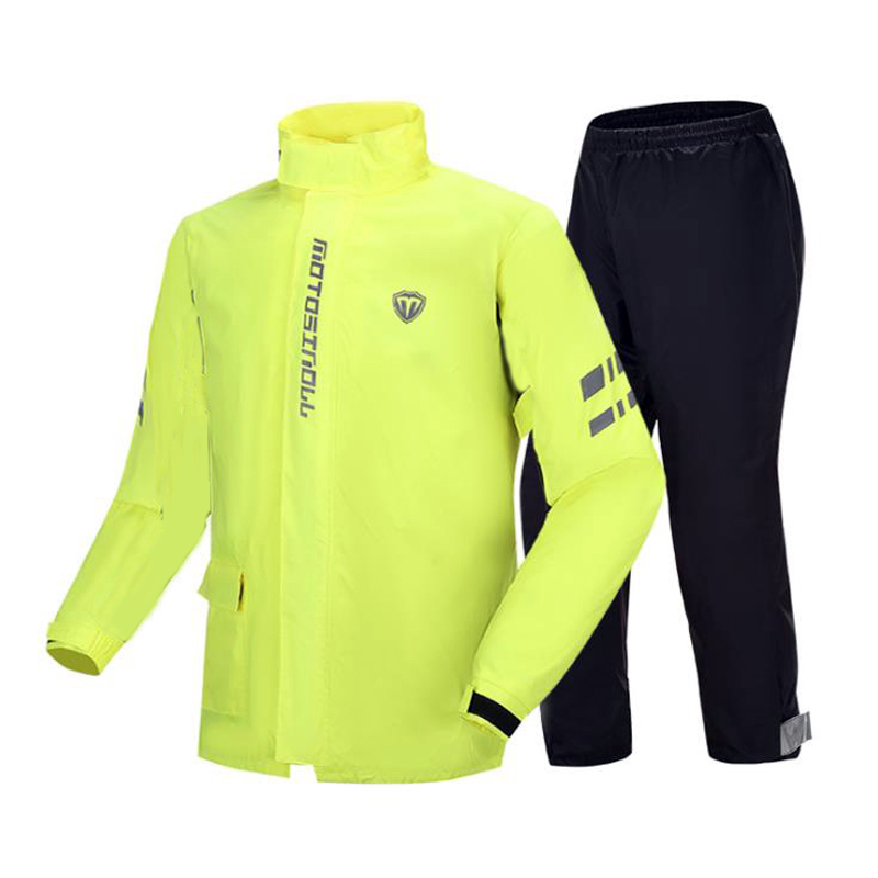 Motorcycle Raincoat Sets Men Outdoor Rainwear Fish... – Grandado