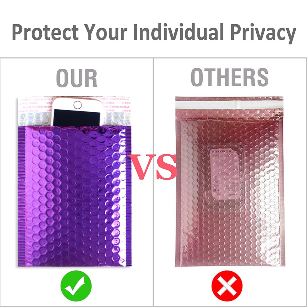 Speedy Mailers 10PCS Purple Poly Bubble Mailers Al... – Grandado