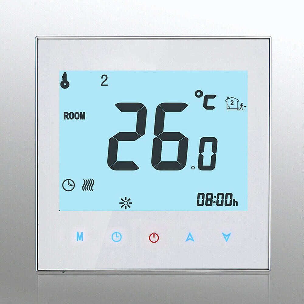 Vloerverwarming Thermostaat Lcd Display Met Touch ... – Grandado