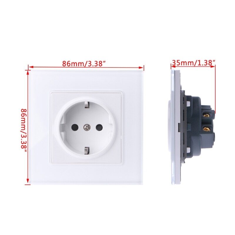 EU Germany Standard 16A Universal Wall Power Socke... – Grandado