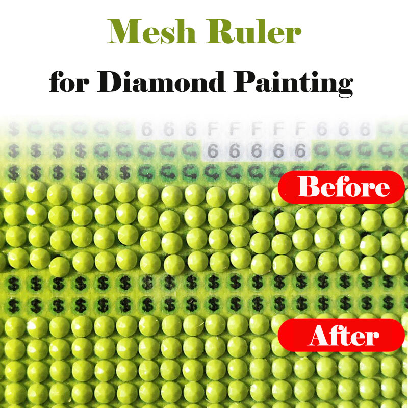 Diamond Painting Tools Mesh Ruler Dot Drill Drawin... – Vicedeal