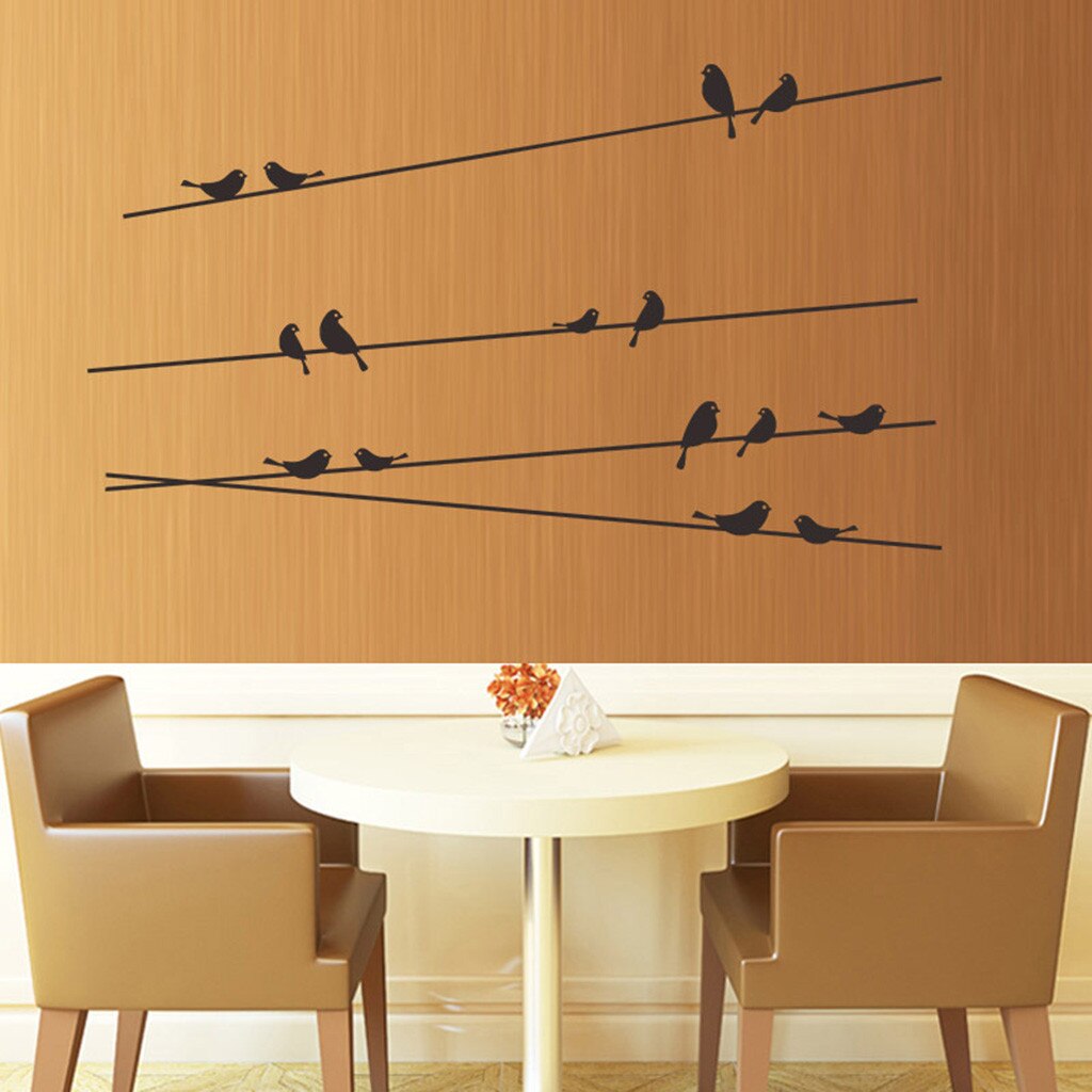 vintage branch bird cage wall stickers removable l... – Grandado