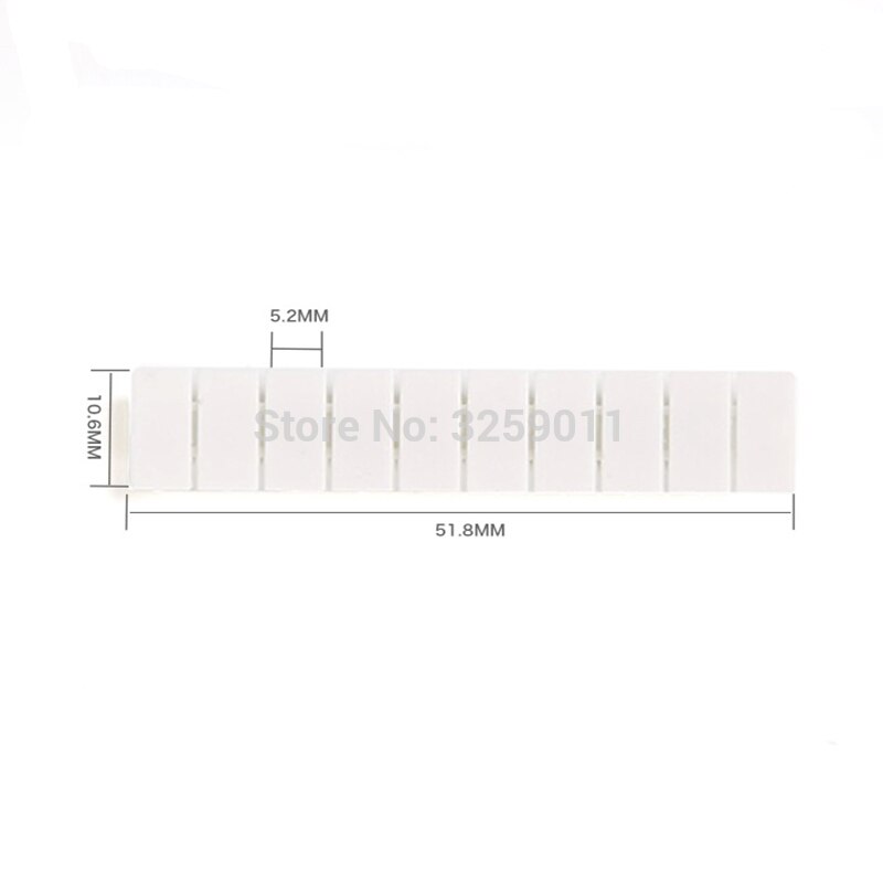 50PCS ZB5 Blank Din Rail Terminal Blocks Maker Str... – Grandado