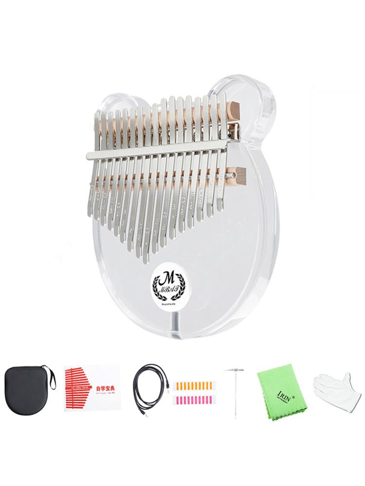 17 Tone Crystal Thumb Piano EQ Bear Type Kalimba F... – Vicedeal