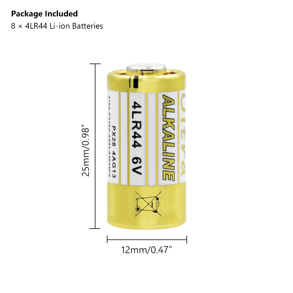 8pcs/pack 4LR44 6V Dry Alkaline Battery For Car Ke... – Grandado