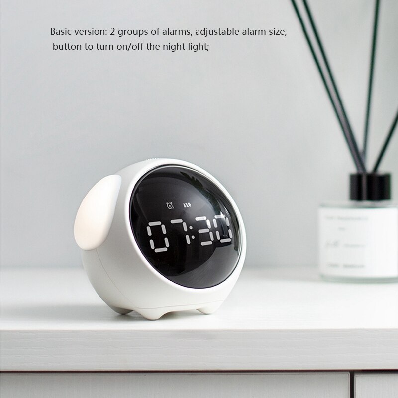 HBK Pixel Alarm Clock Multifunctional Student Beds... – Grandado