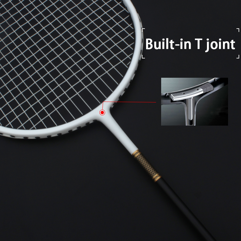 Ultralight Carbon Fiber Badminton Racket 5U Raquet... – Grandado
