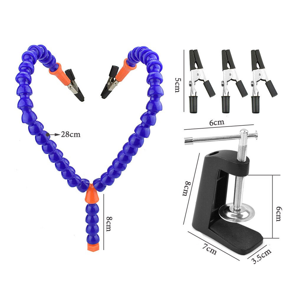 Toolour Soldering Helping Hand Bench Vise Table Cl... – Grandado