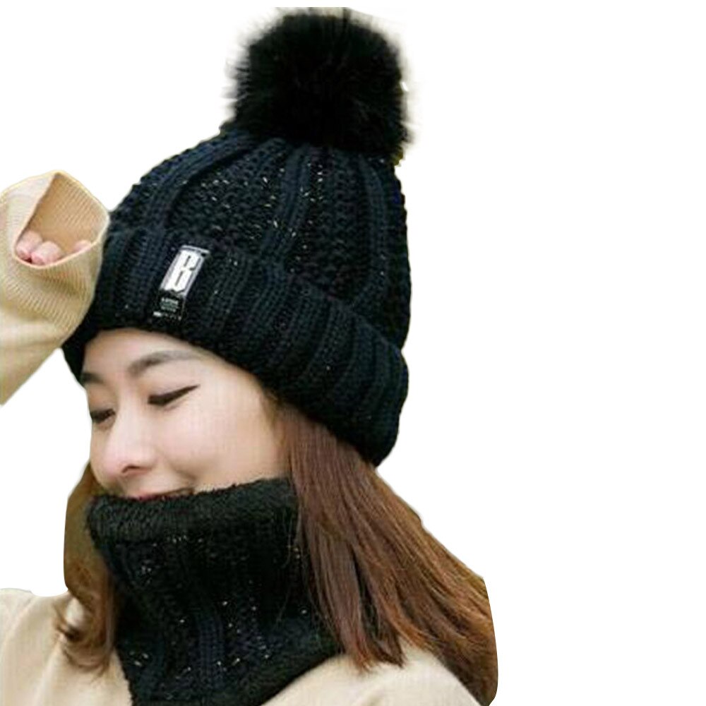40 # boina de lana tejida para mujer, conjunto de ... – Grandado