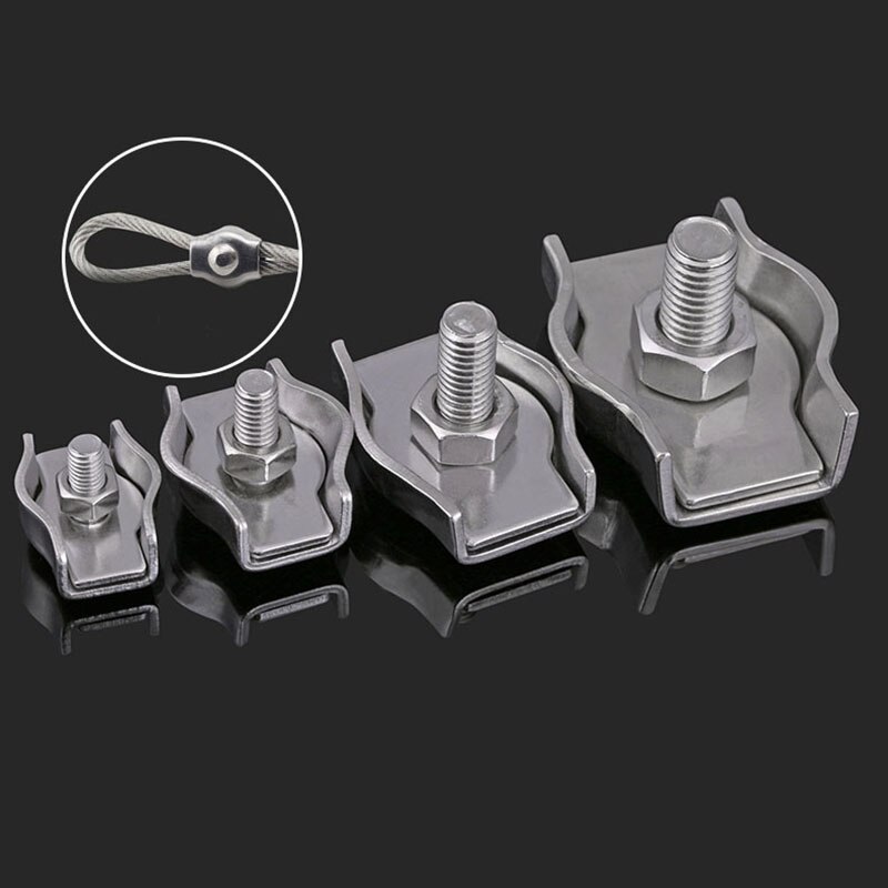 Simplex 1/2-Post Bolt Clip Wire Rope Cable Clamp C... – Grandado