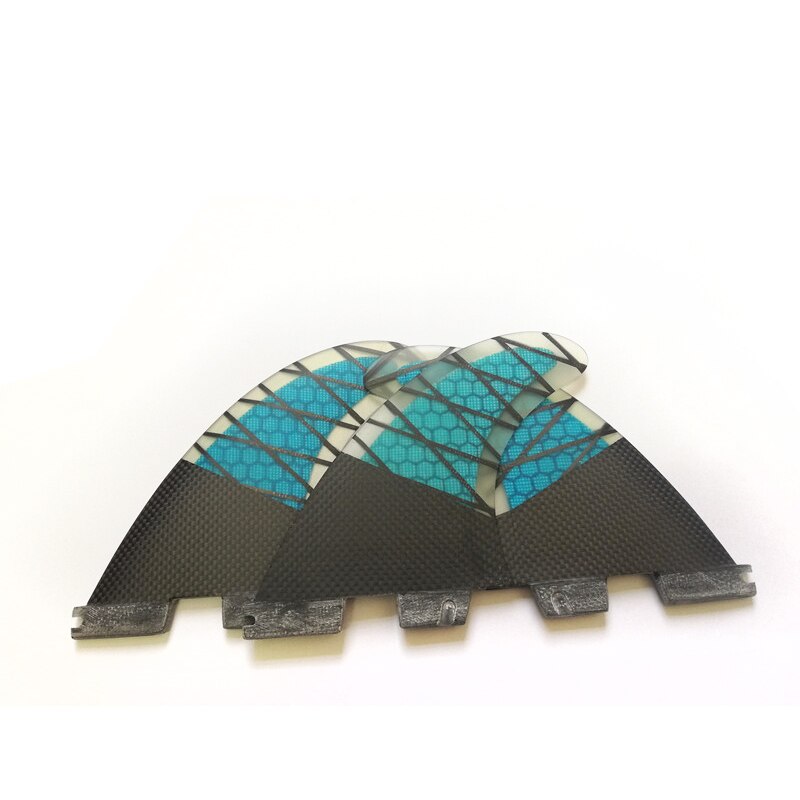 FCS2 fins Truster Tri fins Blue Glassfiber fins wi... – Grandado