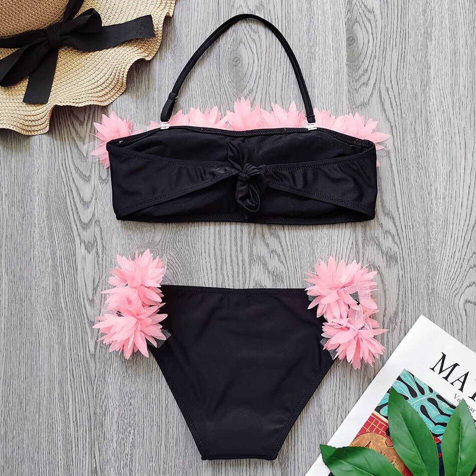 Flower Girl Swimsuit Kids Two Piece Children's Swi... – Grandado