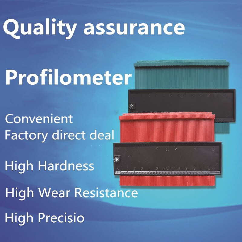 Uregelmæssig kontur meter buet lineal plast instru... – Vicedeal