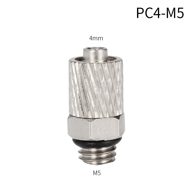 Pneumatic Fitting Male Thread M5 M6 To Air Tube 4m... – Vicedeal