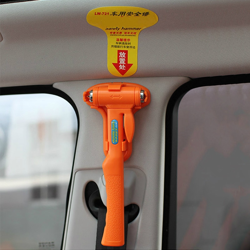 Car safety hammer glass window breaker multi-funct... – Vicedeal