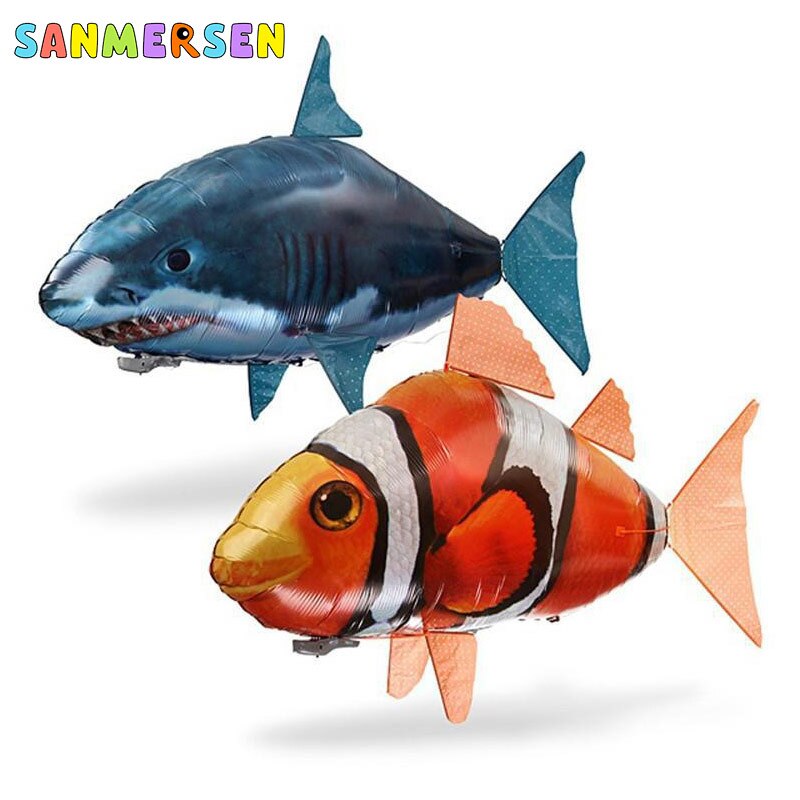Remote Control Shark Toys Air Swimming Fish RC Ani... – Grandado