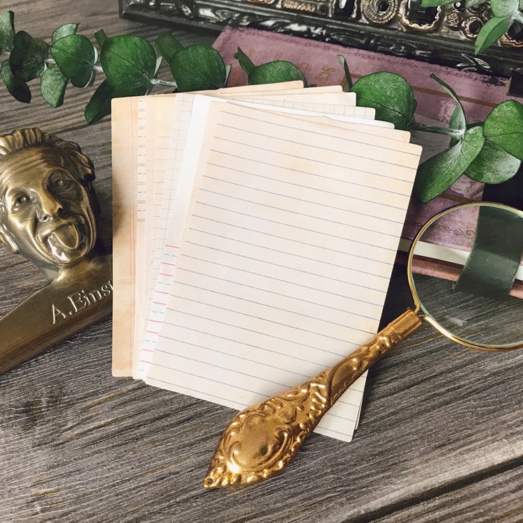 Vintage Grid Label Stickers Junk Journal Dagboek P... – Vicedeal